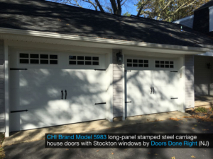CHI Model 5983 Stamped Steel Carriage House Garage Door | Doors Done ...